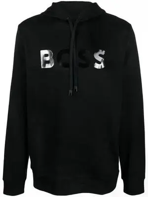BOSS Logo Drawstring Hoodie