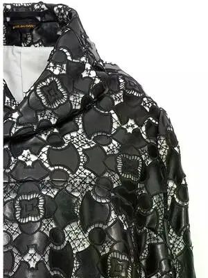 Comme Des Garçons Lace-appliqué Jacket