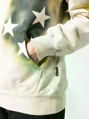 Palm Angels Star-print Cotton Hoodie