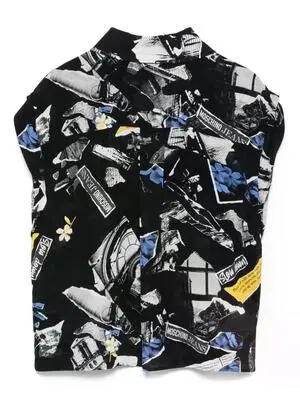 Moschino Patchwork-print Shirt