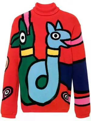 WALTER VAN BEIRENDONCK Viper Wool Jumper
