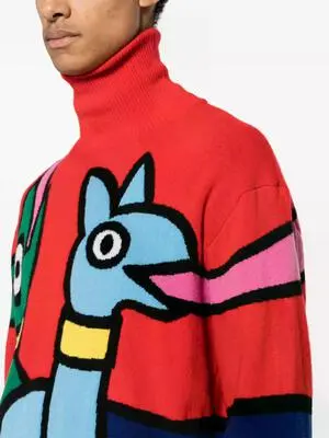 WALTER VAN BEIRENDONCK Viper Wool Jumper
