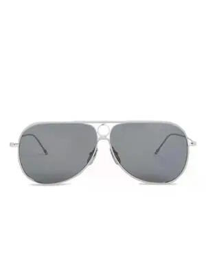 Thom Browne Double-bridge Sunglasses - Silver