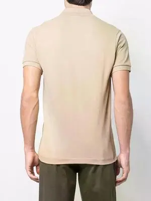 Lacoste Logo-patch Polo Shirt - Neutrals