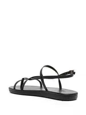 ANCIENT GREEK SANDALS Alethea Flat Leather Sandals
