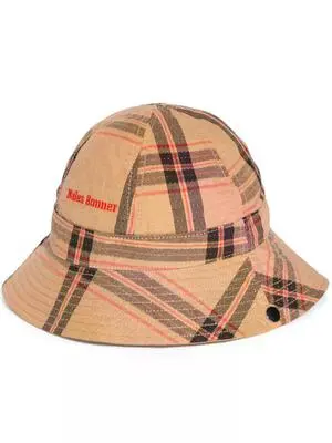 Adidas X Wales Bonner Check-pattern Bucket Hat - Neutrals