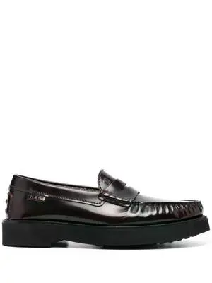 TOD'S Penny-slot Leather Loafers