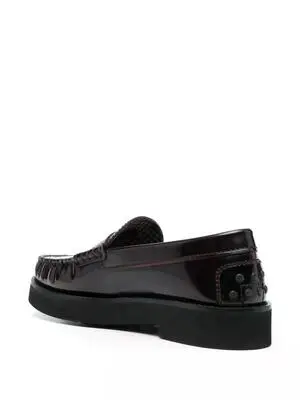 TOD'S Penny-slot Leather Loafers