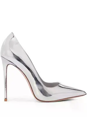 LE SILLA 120mm Metallic Eva Pumps - Grey