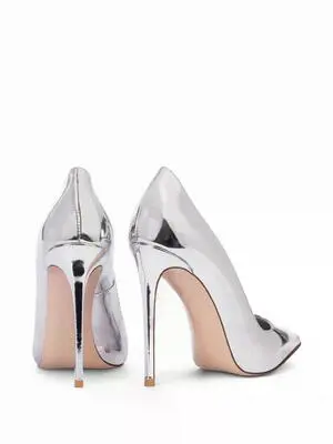 LE SILLA 120mm Metallic Eva Pumps - Grey
