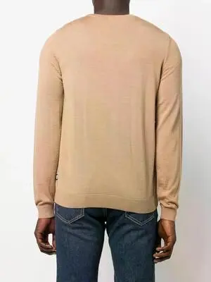 BOSS Crew Neck Pullover Sweater - Neutrals