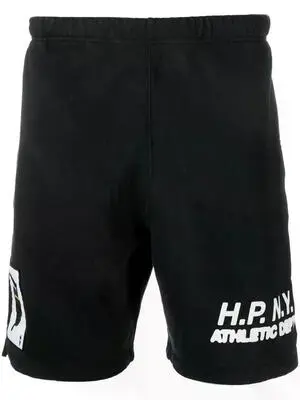 Heron Preston Slogan-print Cotton Shorts