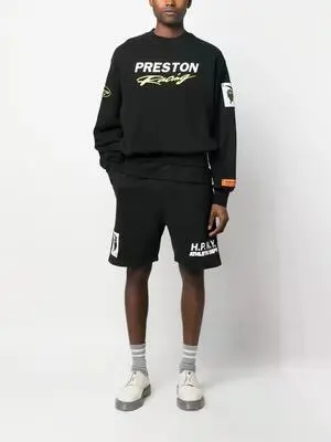 Heron Preston Slogan-print Cotton Shorts