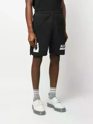 Heron Preston Slogan-print Cotton Shorts