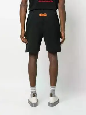 Heron Preston Slogan-print Cotton Shorts