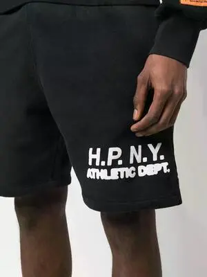 Heron Preston Slogan-print Cotton Shorts