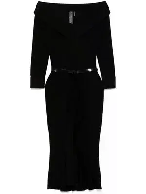 Norma Kamali Belted Dress