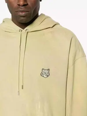 Maison Kitsuné Bold Fox Head-patch Hoodie - Neutrals