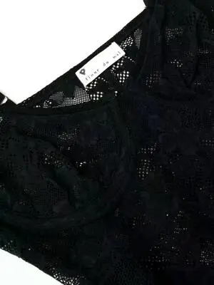 FLEUR DU MAL Stretch Lace Bodysuit