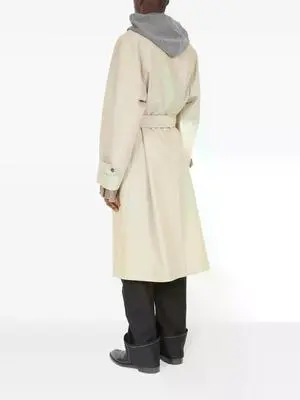 MAISON MARGIELA Layered Belted Trench Coat - Neutrals