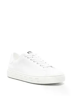 Versace Greca Embossed Low-top Sneakers - White