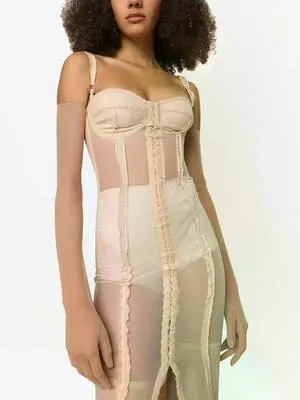 Dolce & Gabbana Bustier Midi Dress