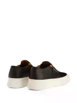 GIUSEPPE ZANOTTI Mike Zip Low-top Sneakers - Black