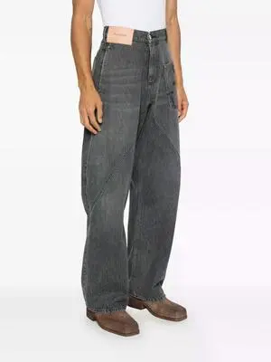 JW Anderson Twisted Workwear Jeans - Grey