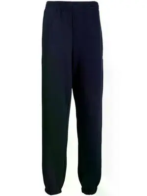 Lacoste Crocodile Logo-patch Fleece Track Pants - Blue