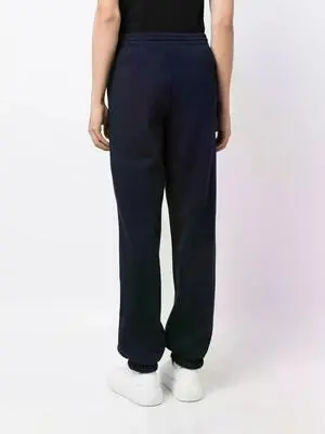 Lacoste Crocodile Logo-patch Fleece Track Pants - Blue