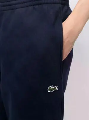 Lacoste Crocodile Logo-patch Fleece Track Pants - Blue