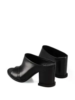 Premiata Leather Block Heel Sandals