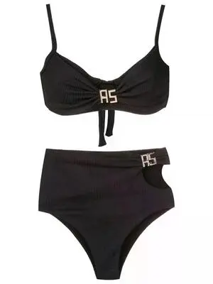 AMIR SLAMA Cut-out Detail Bikini - Black