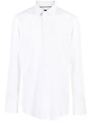 BOSS Pointed-collar Long-sleeve Shirt