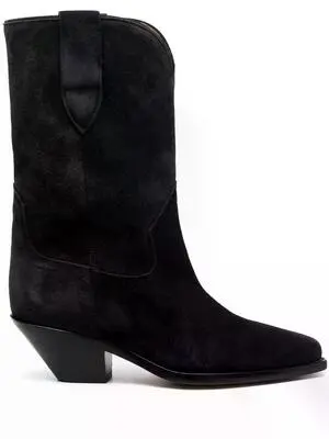 Isabel Marant Étoile Dahope Suede Boots - Black