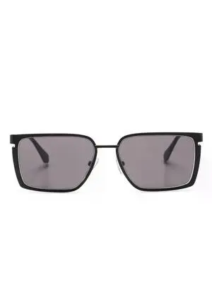 Off-White Yoder Rectangle-frame Sunglasses - Black