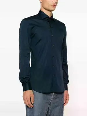 FAY Cutaway-collar Shirt
