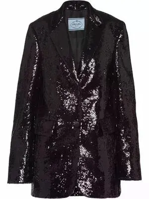 Prada Sequin-embellished Blazer
