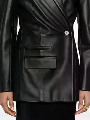 Jacquemus La Veste Tibau Cuir Leather Blazer