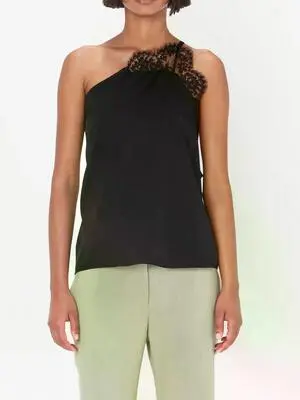 JW Anderson One-shoulder Lace Blouse