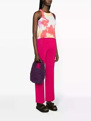 MSGM Tie-dye Ribbed Tank Top
