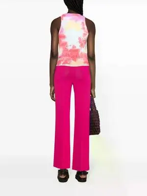 MSGM Tie-dye Ribbed Tank Top