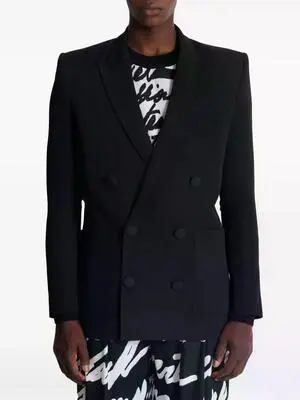 Balmain Double-breasted Wool Blazer
