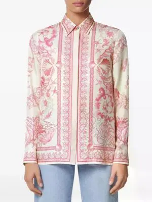 Versace Underwater Barocco-print Shirt
