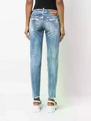 Dsquared2 Distressed Cropped Jeans