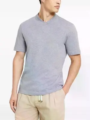 Brunello Cucinelli V-neck Short-sleeve T-shirt