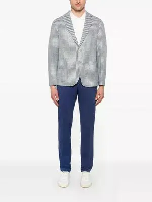 CIRCOLO 1901 Piqué-weave Trousers - Blue