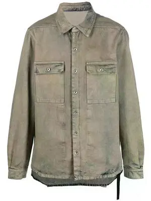 Rick Owens Stonewashed Denim Shirt