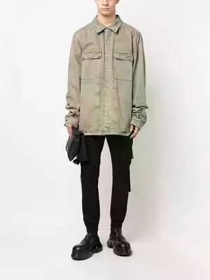 Rick Owens Stonewashed Denim Shirt