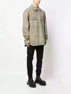 Rick Owens Stonewashed Denim Shirt